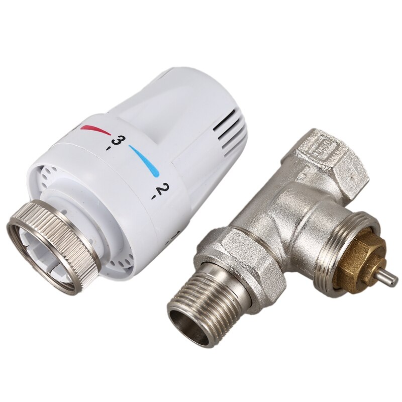 1/2Inch Brass Thermostatic Radiator Valve Straight... – Grandado