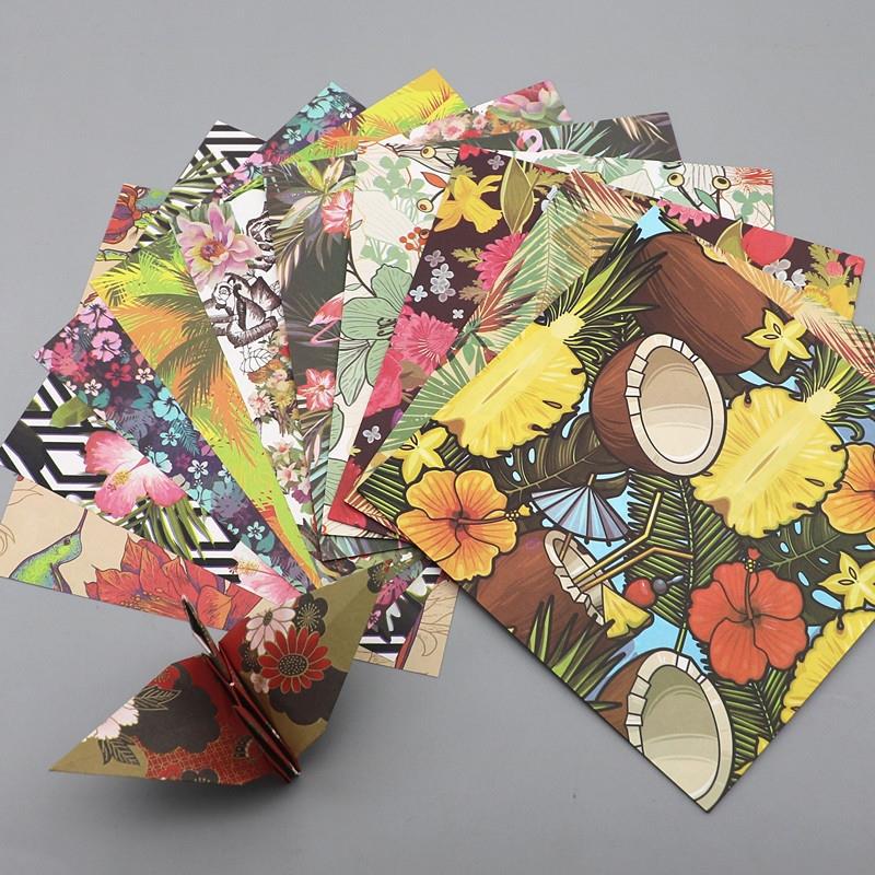 15cm 48pcsHandmade paper origami antique printing ... – Grandado