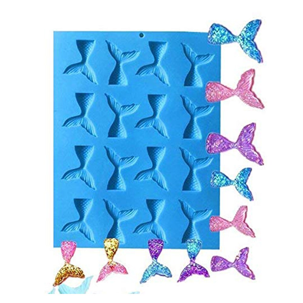 16 Cavity Gummy Mermaid Tail Mold DIY Candy Gelati... – Vicedeal