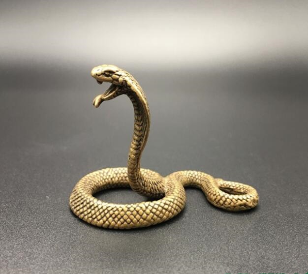 China's brass cobra Small statue – Vicedeal