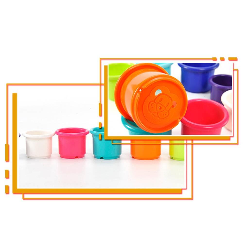 8Pcs/Set Baby Bathroom Beach Stacking Cup Children... – Grandado