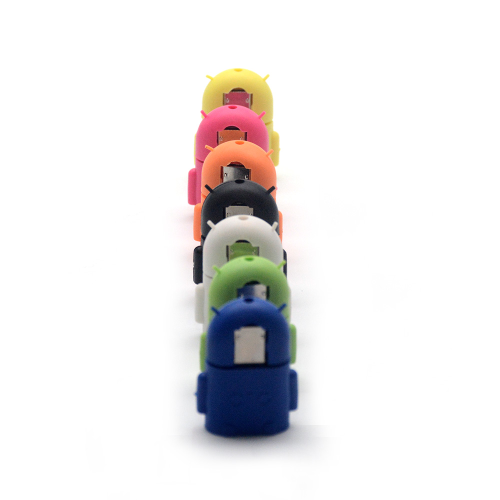 Robot Shape OTG Android Micro USB To USB Converter... – Vicedeal