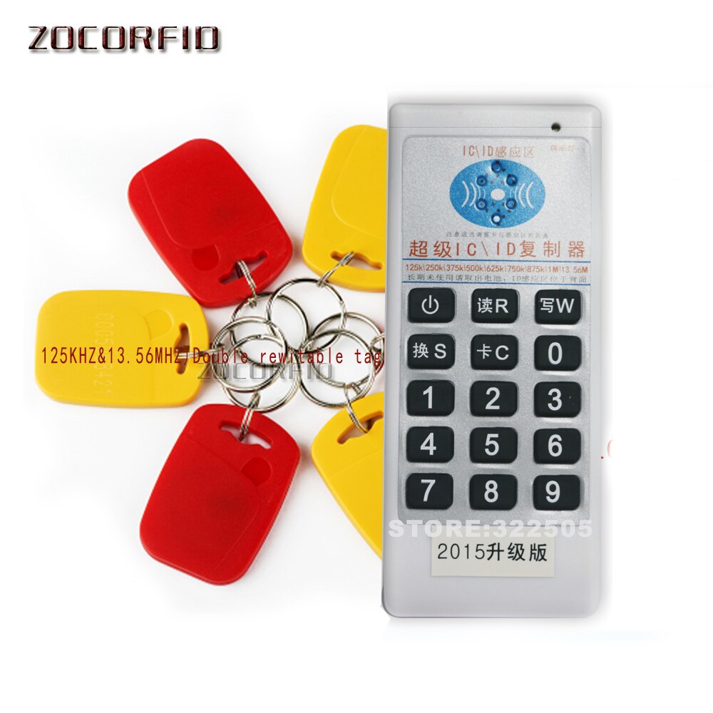 Handheld RFID Copier Duplicator 125KHz Key fob NFC... – Vicedeal
