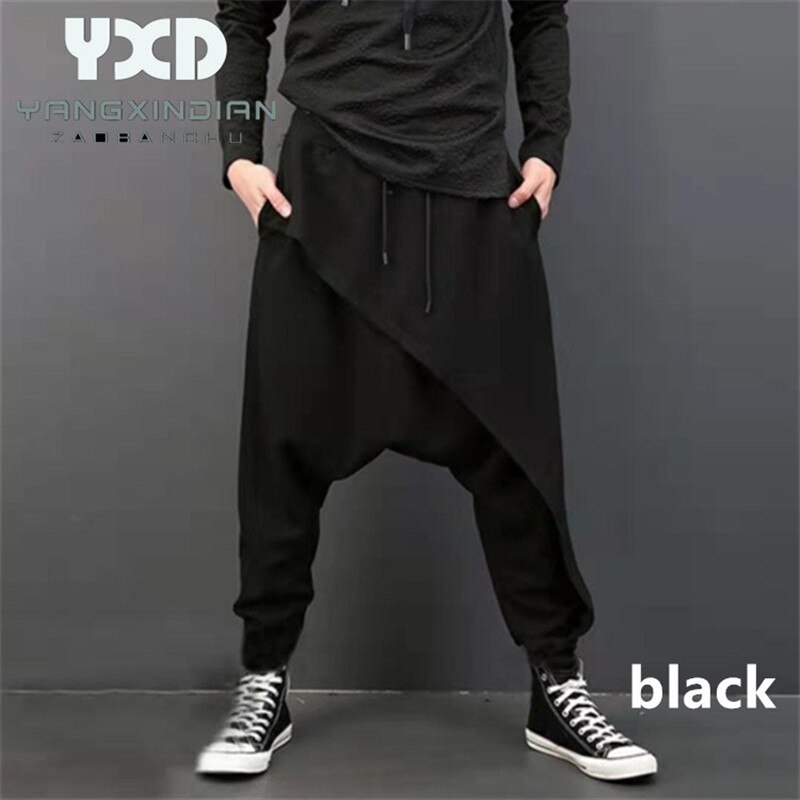 Drape Crotch Harem Mens Pants Hip-hop Cross-Pants ... – Vicedeal