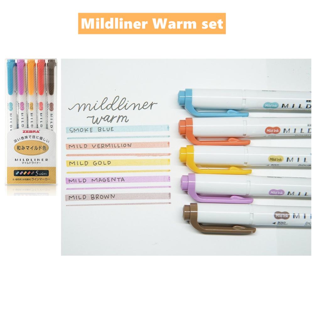 Zebra Mildliner Double Ended Highlighter Pen Set, ... – Vicedeal