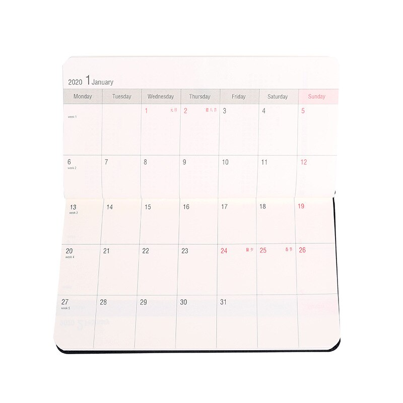 Agenda Wekelijkse Planner Maandelijkse Notebook Da... – Vicedeal