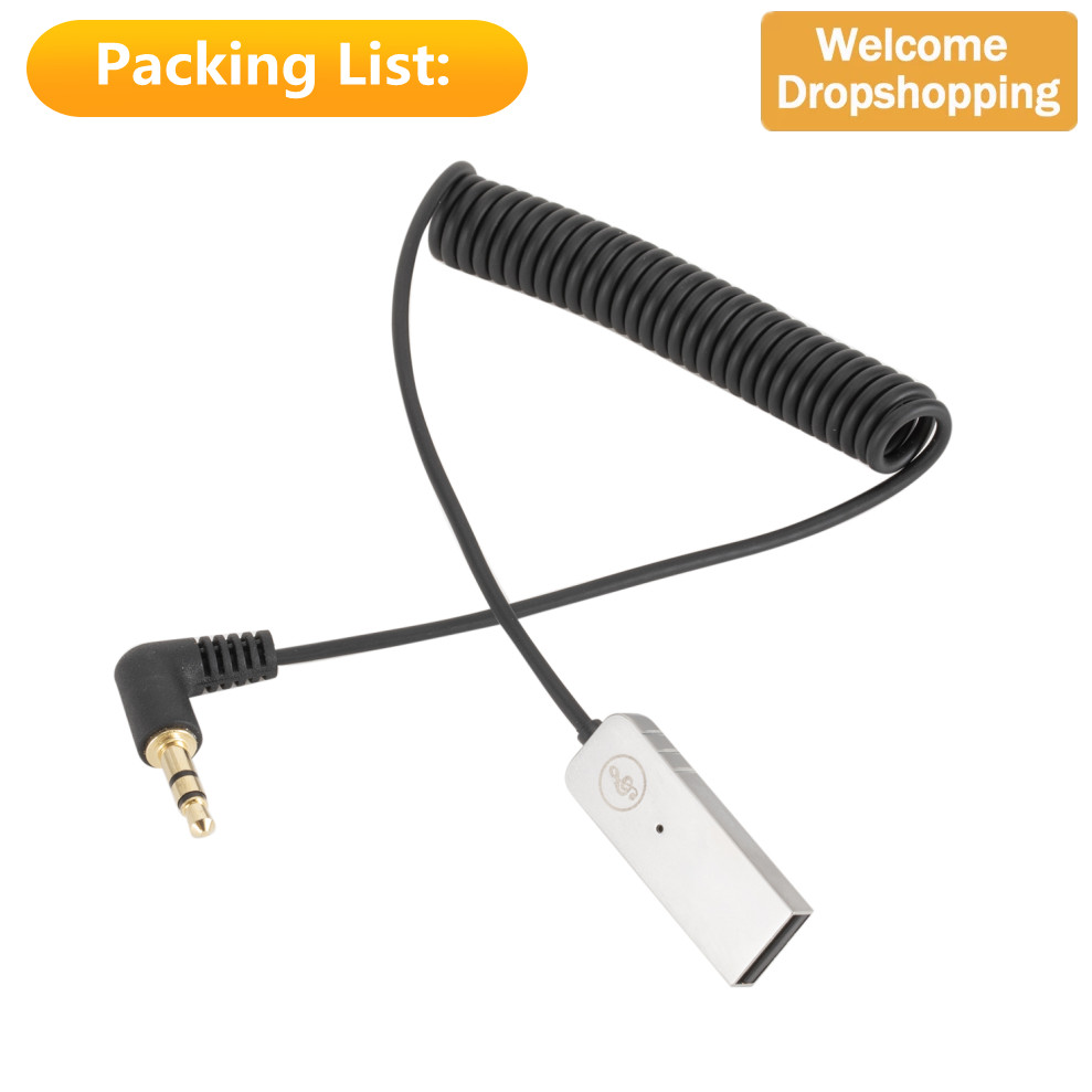 USB Blueteeth Adapter Dongle Cable & Mic 3.5mm... – Grandado