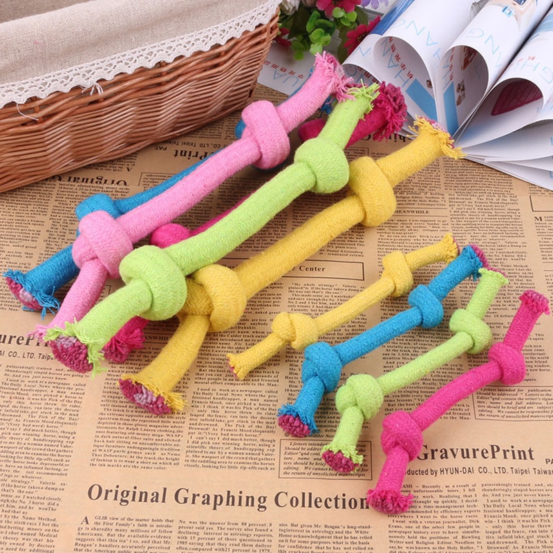 Dog Toys Colorful Smart Cute Dog Rope Toys 16cm 26... – Vicedeal