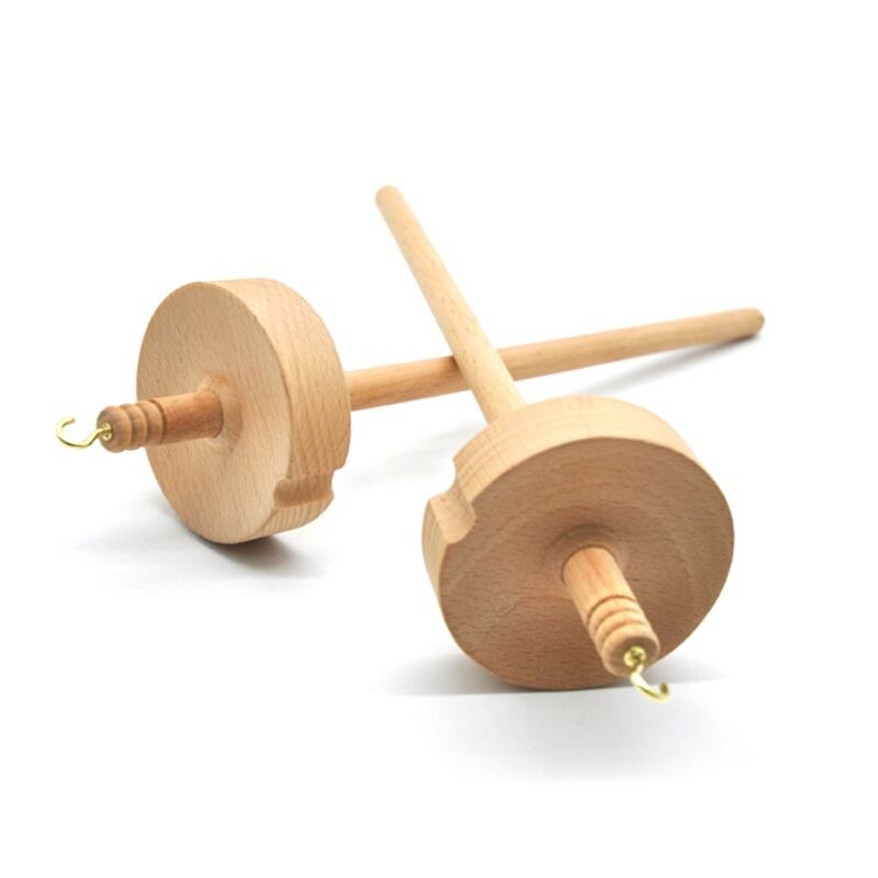 Wooden Spindle Top Hand Whorl Spin Tool Craft Sewi... – Grandado