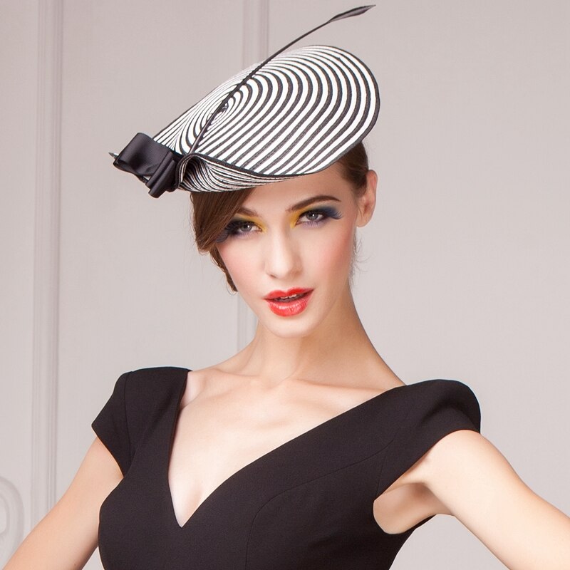 British Stripe Hat Party Hat Club Personality Bonn... – Vicedeal
