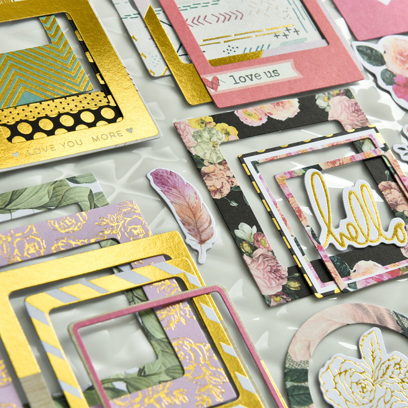 30pcs Photo Frames Colorful Cardstock Die Cuts for... – Grandado