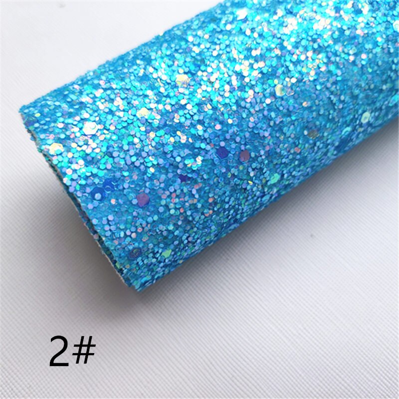 20*33cm A4 sheet shiny solid colors chunky glitter... – Vicedeal