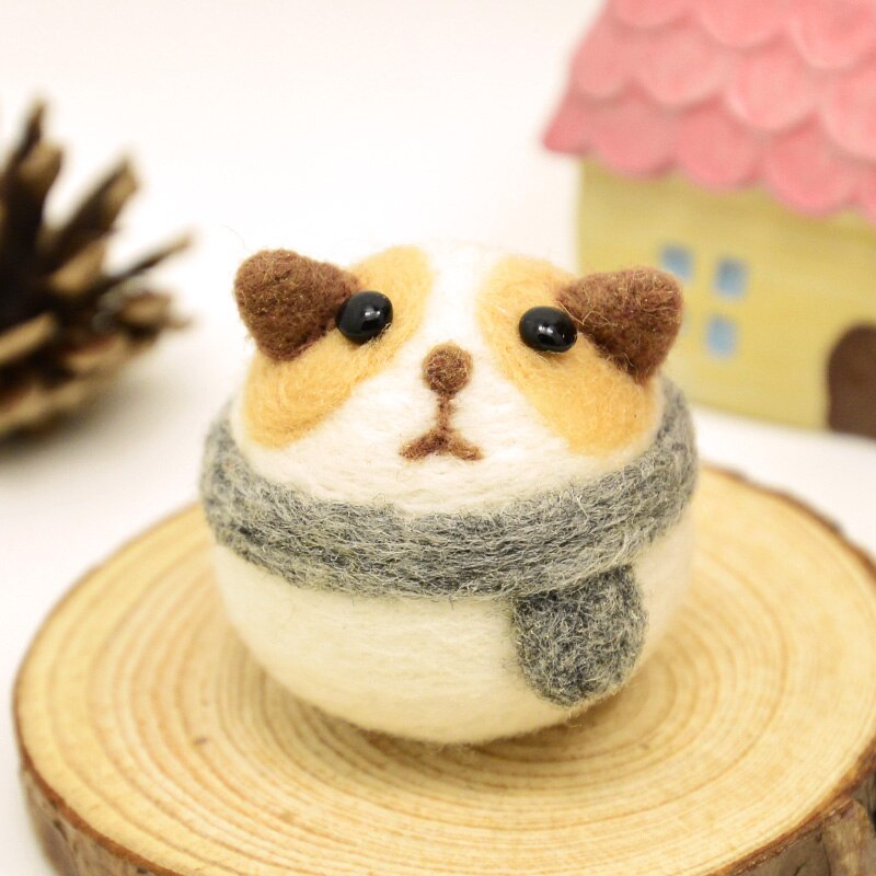 1Pcs Cute Animal Pets Needle Wool Felt kits Handma... – Grandado
