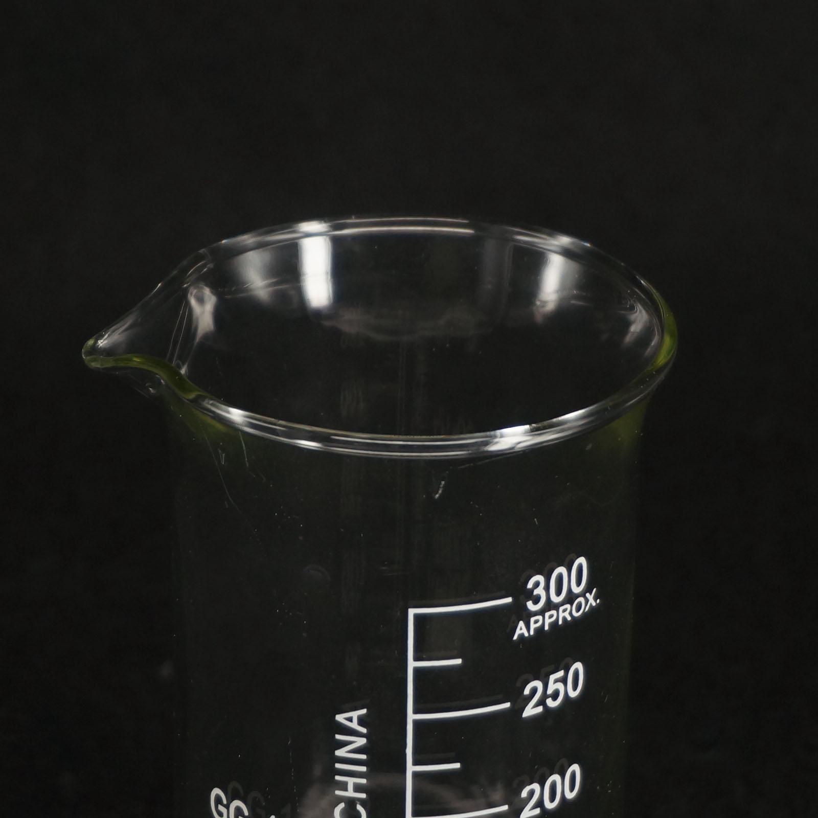 300ML Tall Form Beaker Chemistry Lab GG-17 Borosil... – Grandado