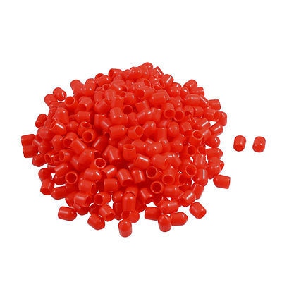 400 Pcs 6mm Inner Diameter Red PVC Slip Pipe End C... – Grandado