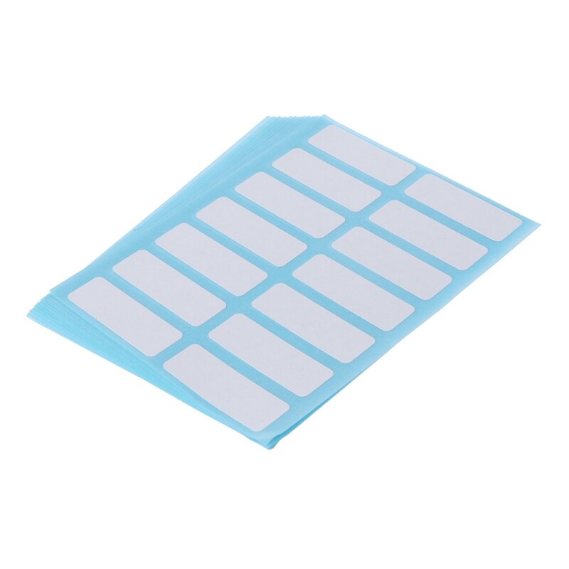 12 Sheet Self Adhesive Sticky White Label Blank St... – Grandado