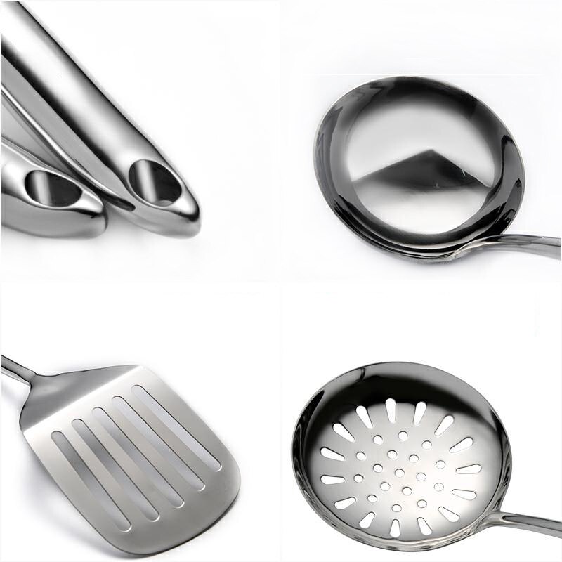6Pcs Kitchen Utensils Set, 304 Stainless Steel Coo... – Grandado