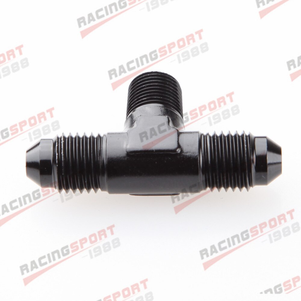 10AN AN10 Male Flare To 1/2" NPT Tee T-piece ... – Grandado