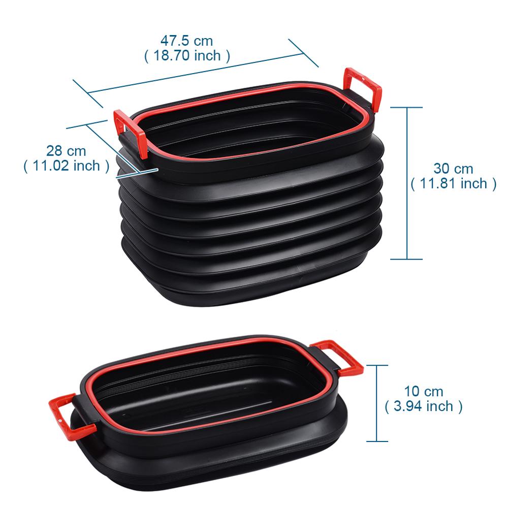 40L Car Backup Trunk Folding Storage Box Retractab... – Grandado