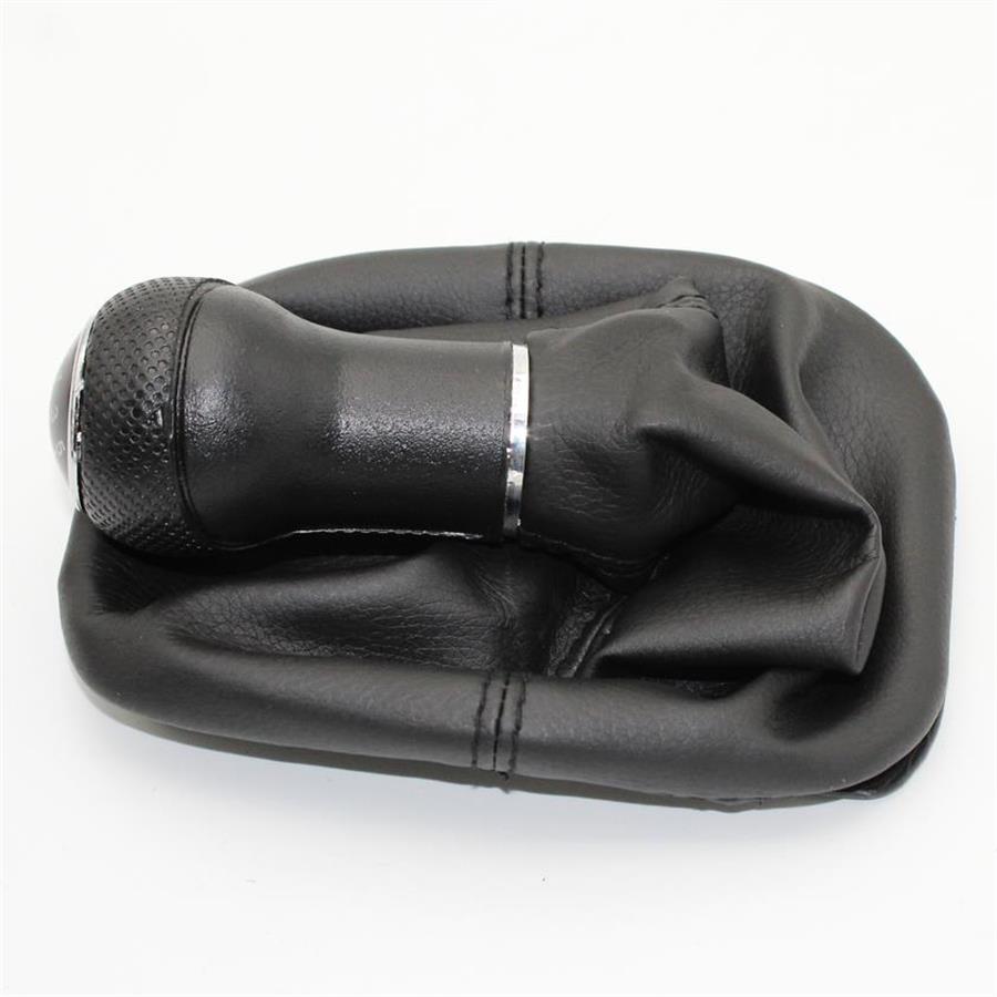 5 Speed Car Gear Stick Shift Knob With Leather Boo... – Grandado