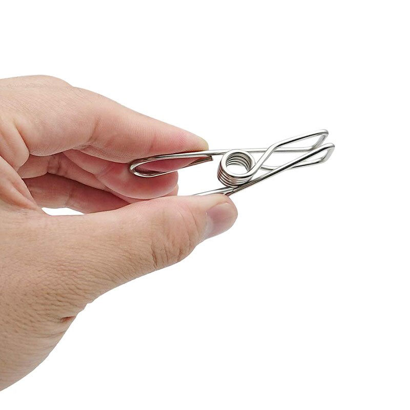 24 Pcs Stainless Steel Wire Clip, Multi-Function C... – Grandado