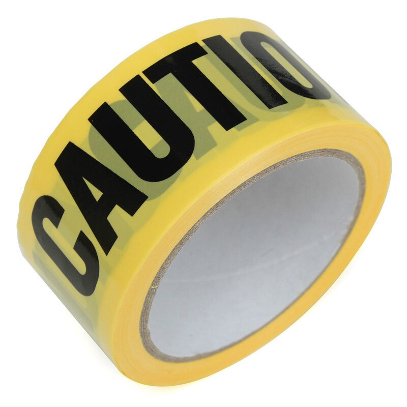 25mx5cm Roll Yellow Caution Tape for Safety Barrie... – Vicedeal