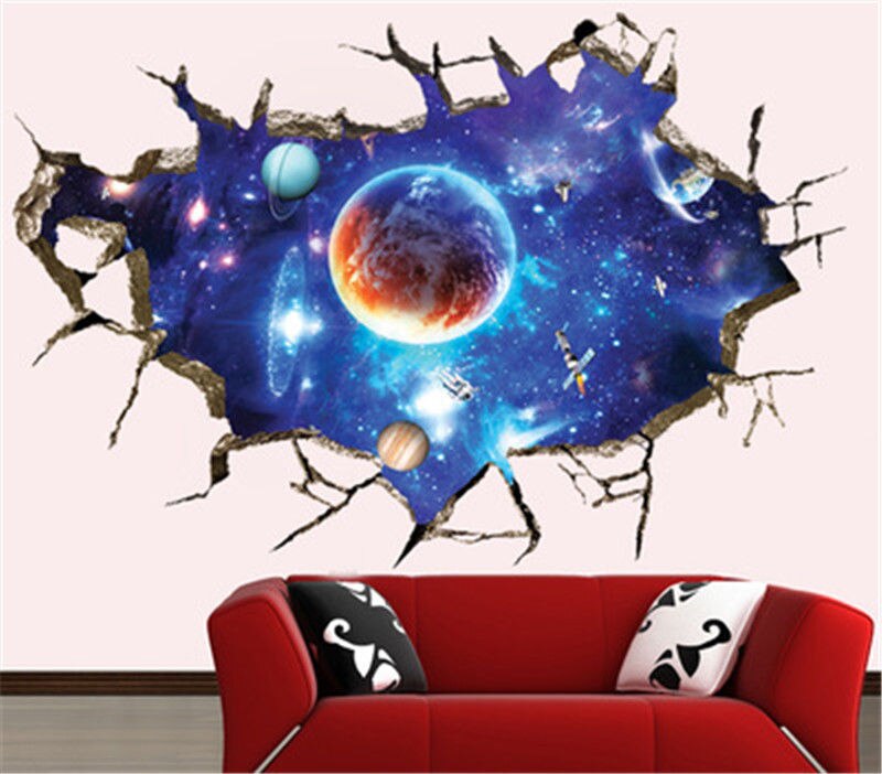 Newly Space Galaxy Stars Planets Universe 3D Wall ... – Vicedeal