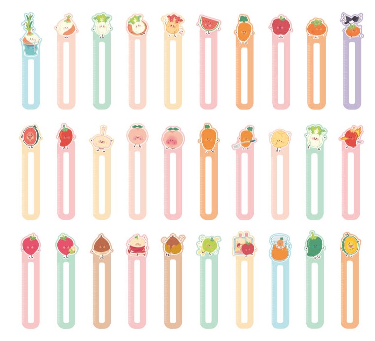 Food list diy paper bookmark(1pack=30pieces) – Grandado