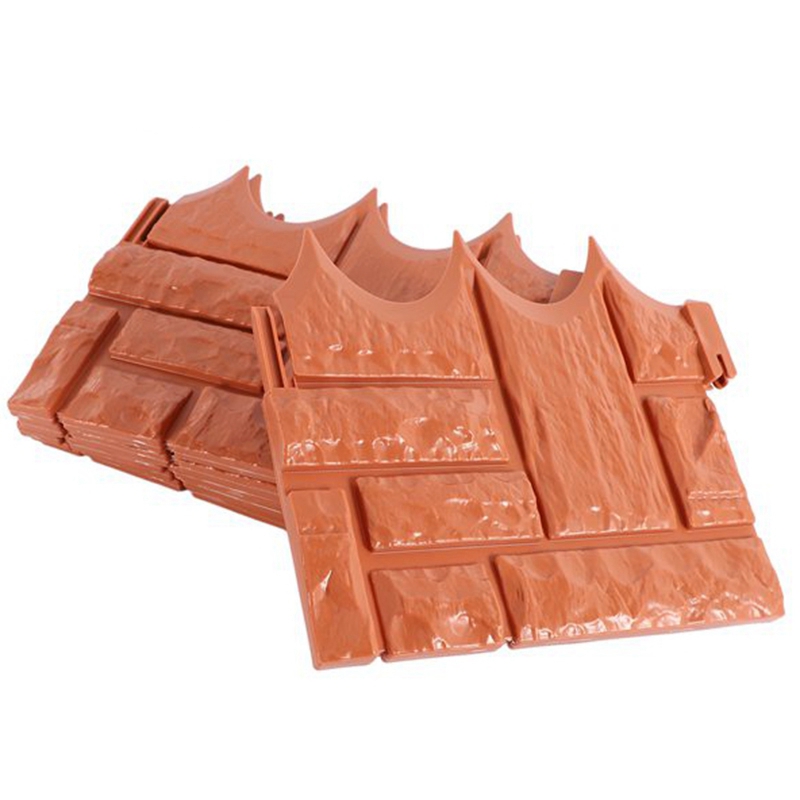 Best 6 Pc Brick Garden Edge Stone Brick Effect Law... – Grandado