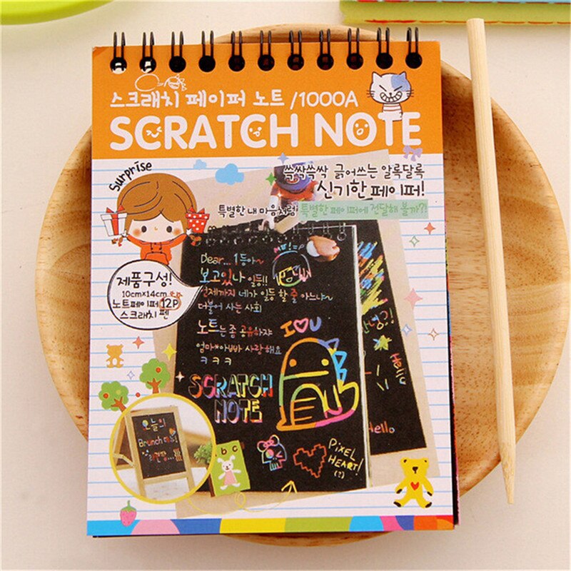 Scratchbook Kras Stickers Note Boek Tekening Schet... – Grandado