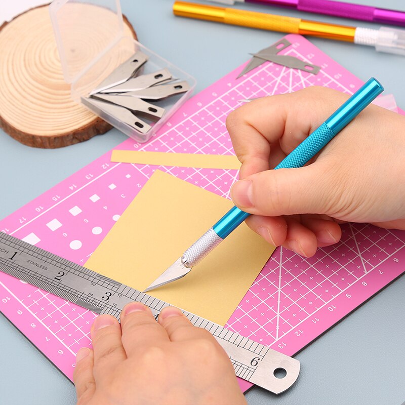 Imzay Carving Metalen Scalpel Mes Gereedschap Kit ... – Grandado