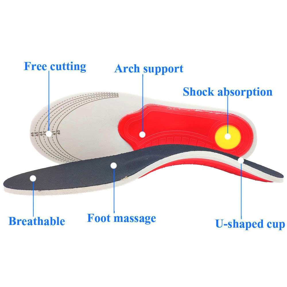 Arch Support Orthotic Insole Flatfoot Orthopedic I... – Grandado