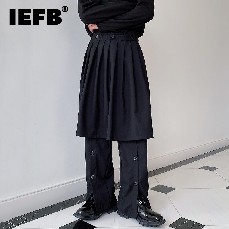 Iefb Menswear Chic Tweedelige Set Afneembare Rok B... – Vicedeal