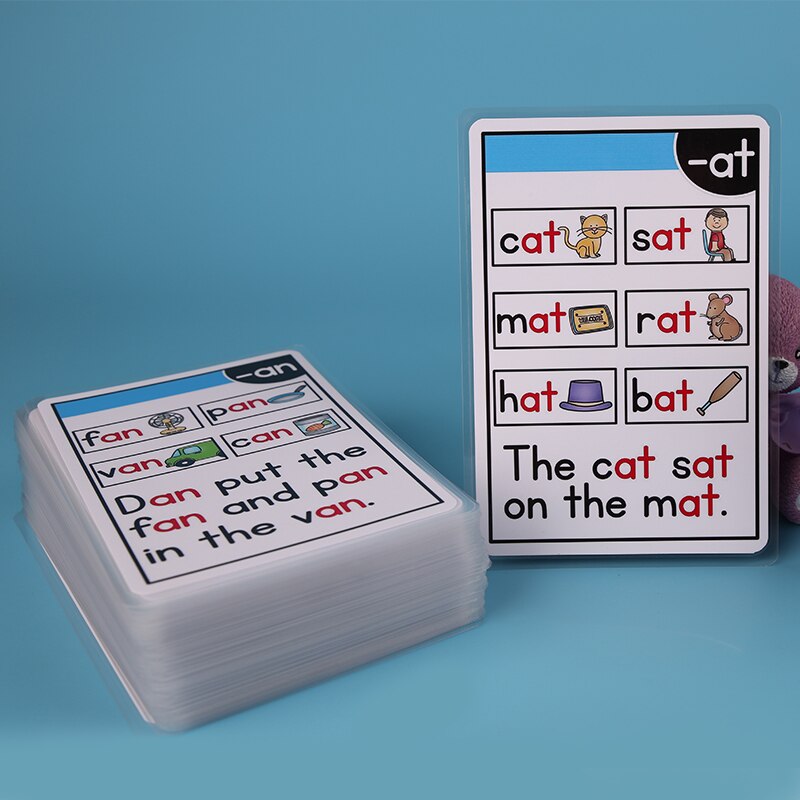 107pcs Root Phonics Cards For Children English Lea... – Grandado