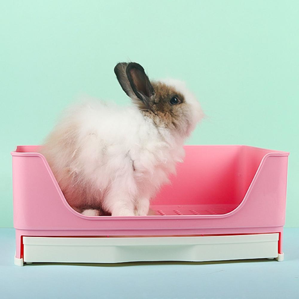 Rabbit Potty Pet Rabbit Splash-proof Litter Mesh B... – Vicedeal