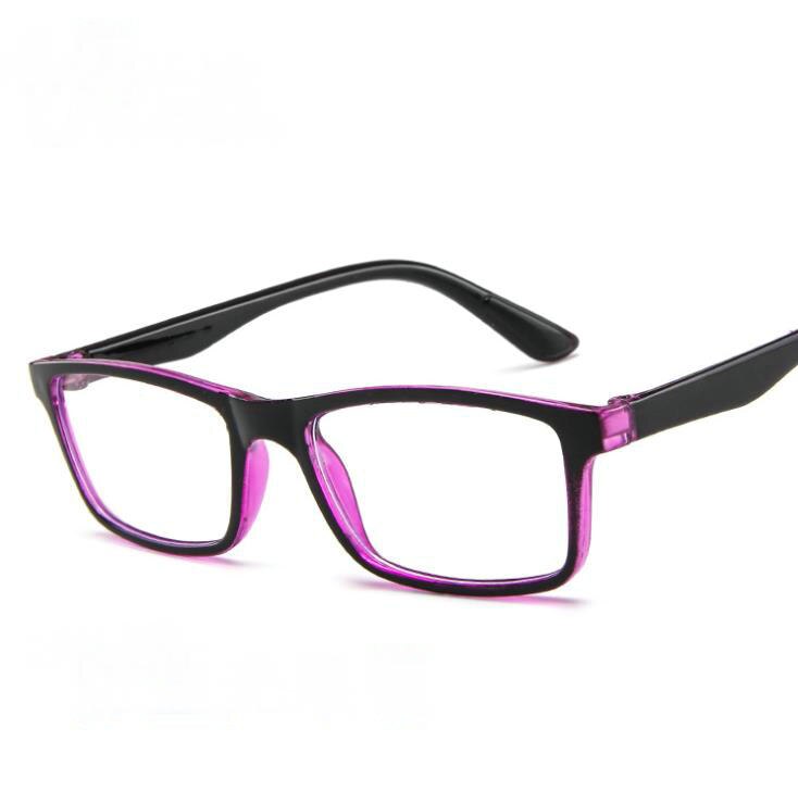 Retro Mens square Glasses Frame Computer Eyeglasse... – Grandado