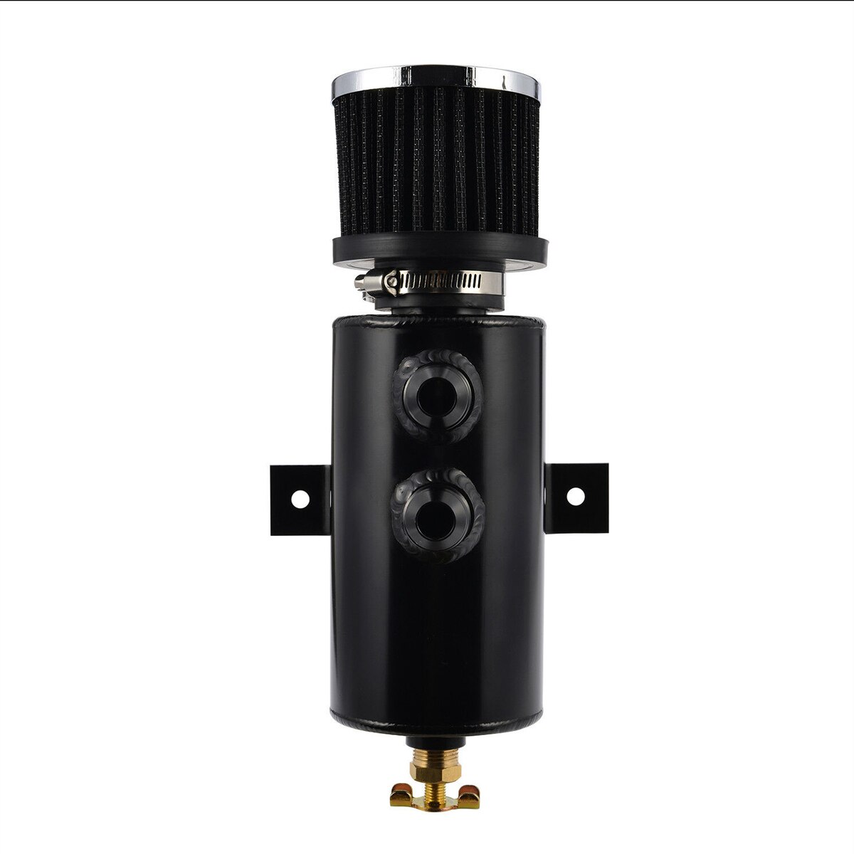 1pc 0.75L Car Aluminum Reservoir Oil Catch Can Tan... – Vicedeal