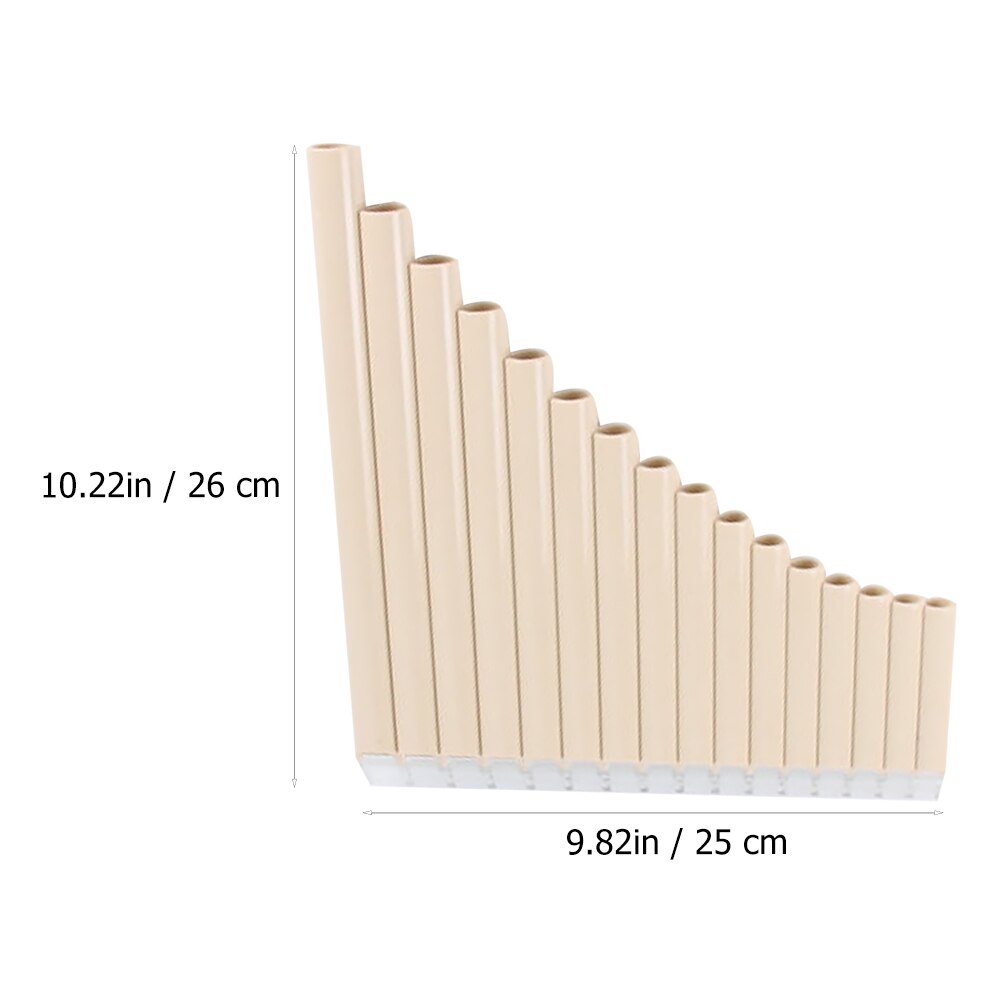 1 Set Portable 18-pipe Pan Flute Panpipe for Begin... – Vicedeal