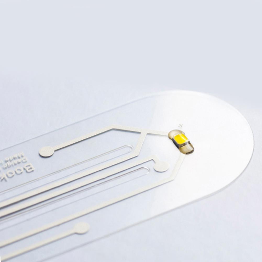 LED Ultra-slim Mini Bookmark Light Bending Book Reading Nightlight ...