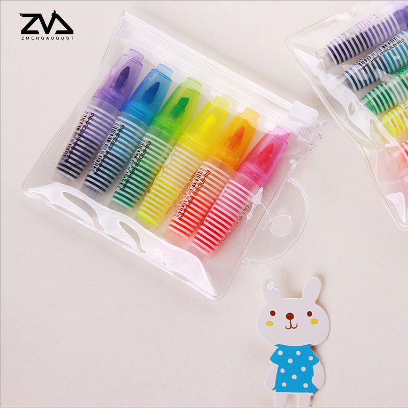 6pcs/lot Lovely rainbow straight liquid type fluor... – Vicedeal