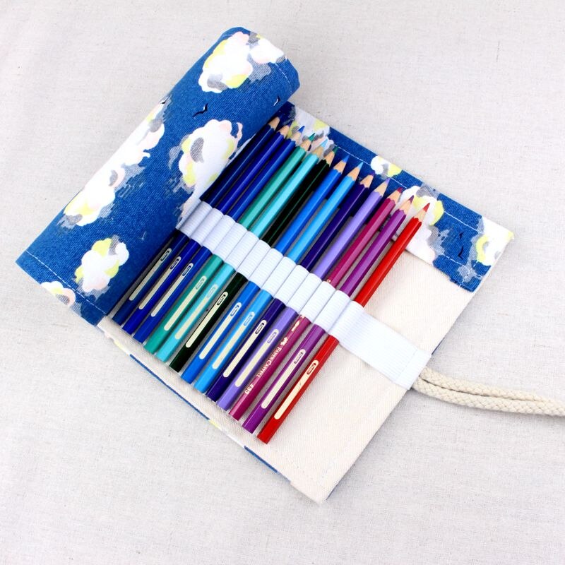Canvas Colored Pencil Roll Wrap 72 Slot-Adult Colo... – Grandado