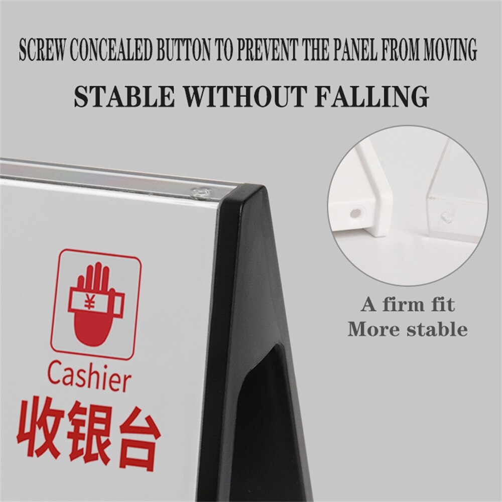 1 Pcs A4 Acrylic Price Tag Inclined Table Card A5 ... – Grandado