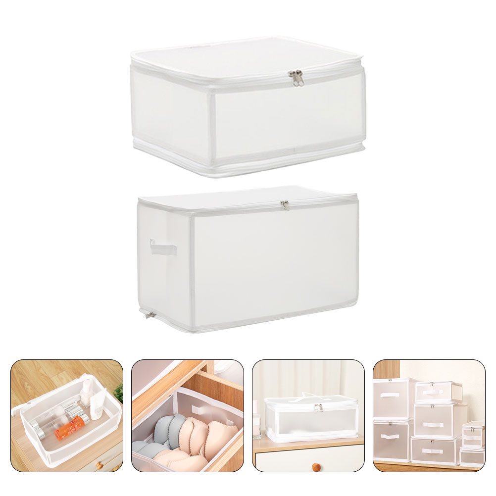 2pcs Stackable Clothes Box Plastic Wardrobe Organi... – Vicedeal