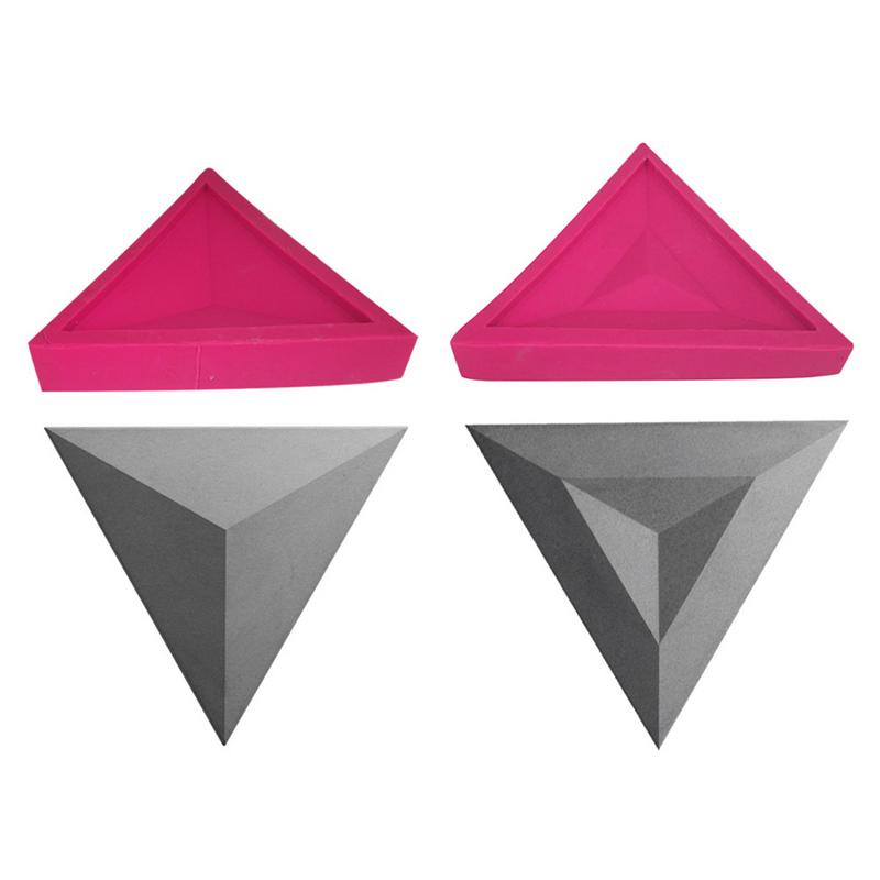 Geometric Wall Tile Concrete Silicone Molds TV Bac... – Grandado