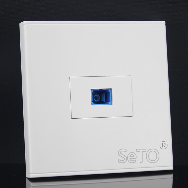 SeTo 86 Type Single Port Optical SC Panel Outlet W... – Vicedeal