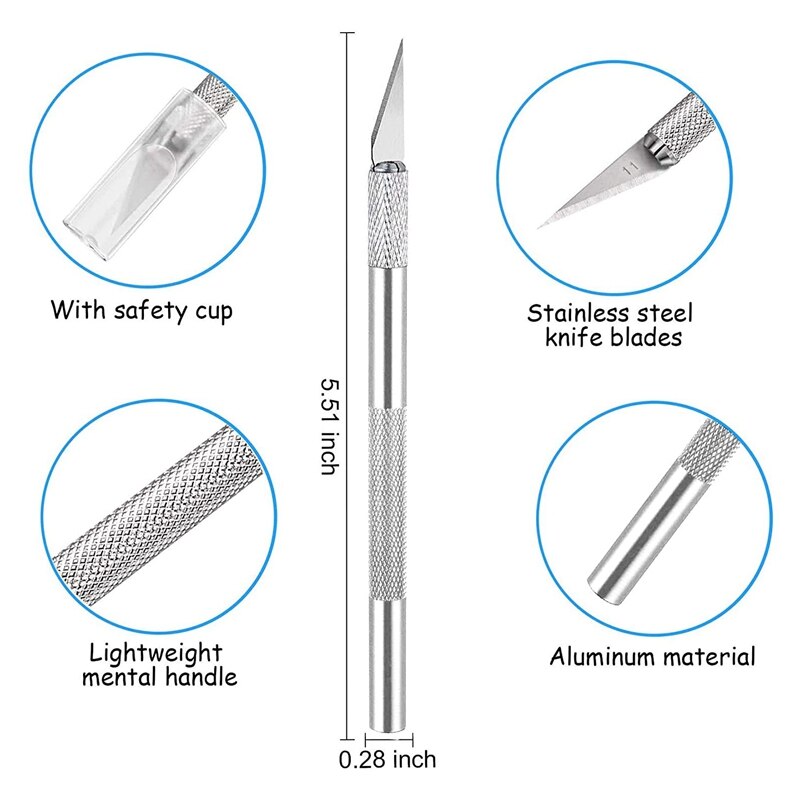 104 Pcs Craft Knives Set Utility Knives Hobby Knif... – Grandado