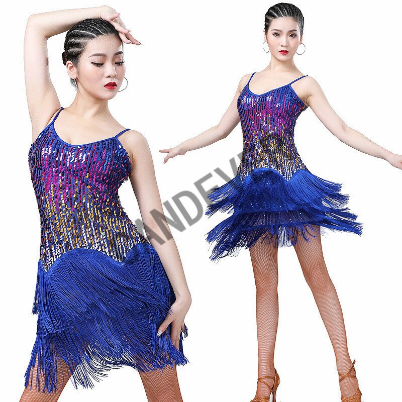 Women Ladies V Neck Sleeveless Sparkling Sequin Ta... – Grandado
