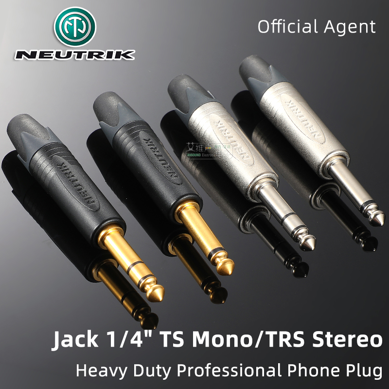 Neutrik Jack 1/4" 6.35 mm Heavy Duty Phone Plug NP... – Grandado