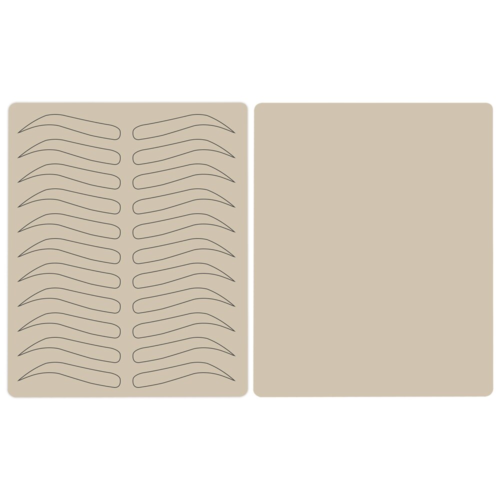 3/5/10Pcs Eyebrow Tattoo Practice Skin Double Side... – Grandado