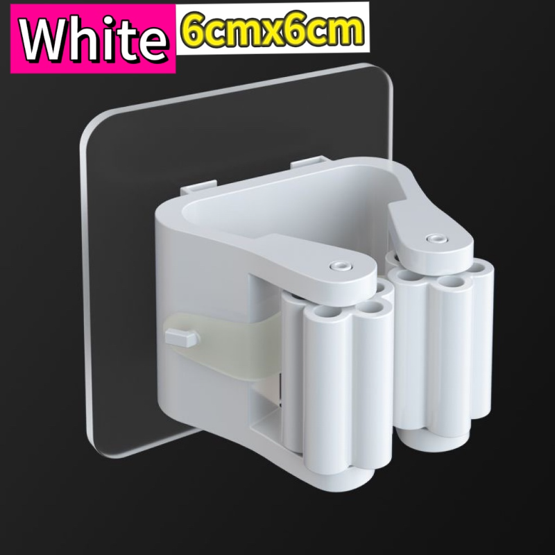 Self-adhesive Mop Holder Bathroom Kitchen Accessor... – Grandado